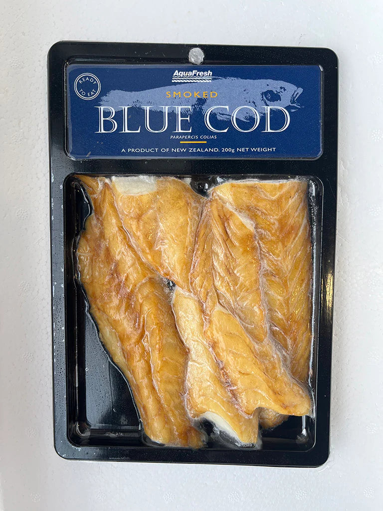Smoked Blue Cod 200gms – Oceans North Seafood